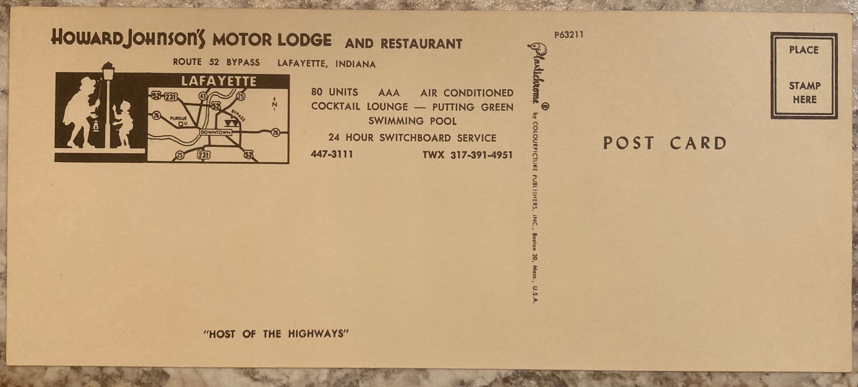 Two 1970’s Howard Johnson Postcards - Etsy