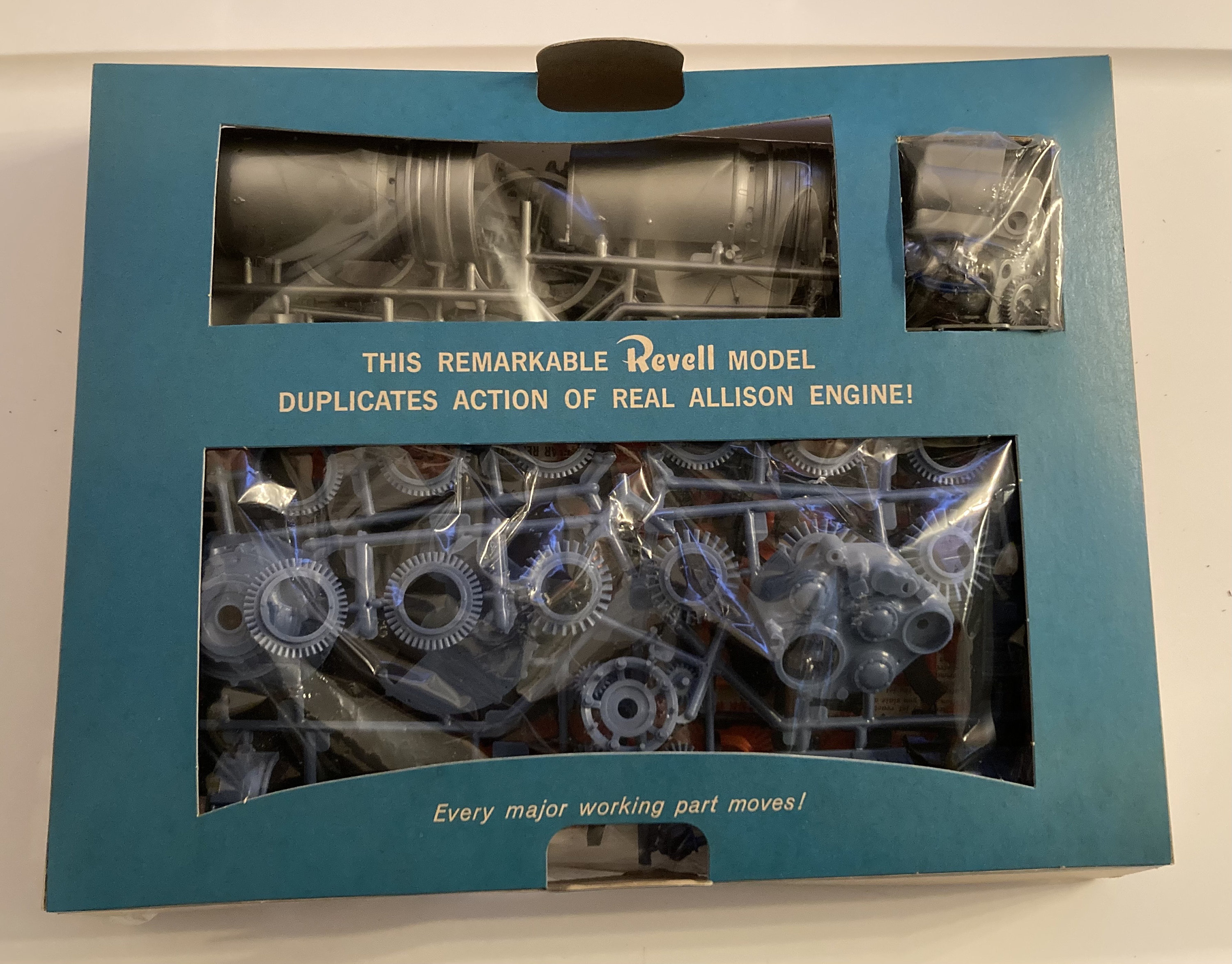 1960 Revell Allison Prop-jet Engine - Etsy