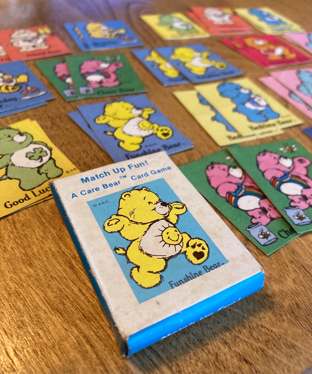 Vintage Care Bear Matching Game - Etsy