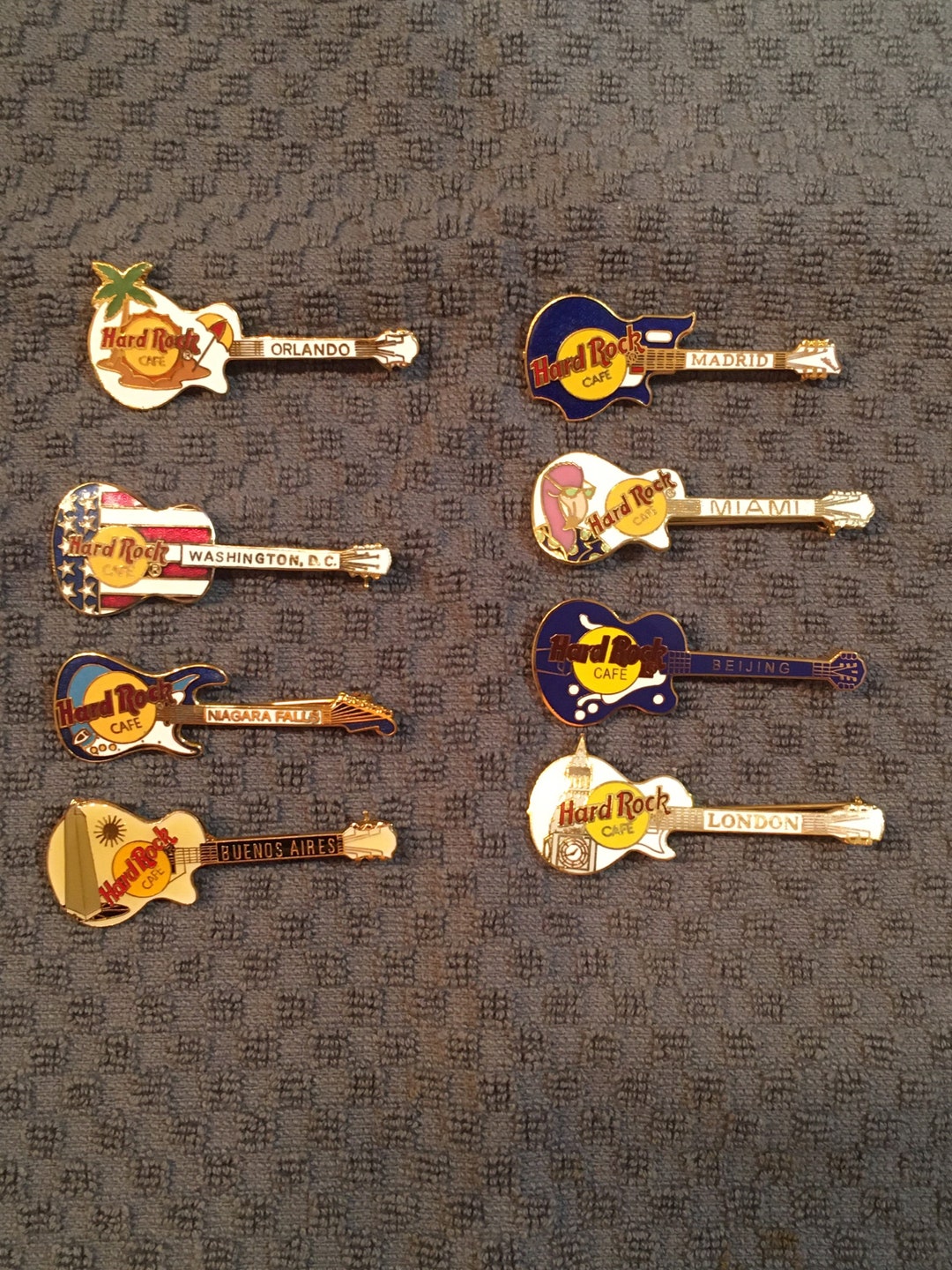 Hard Rock Guitar Pins - Etsy