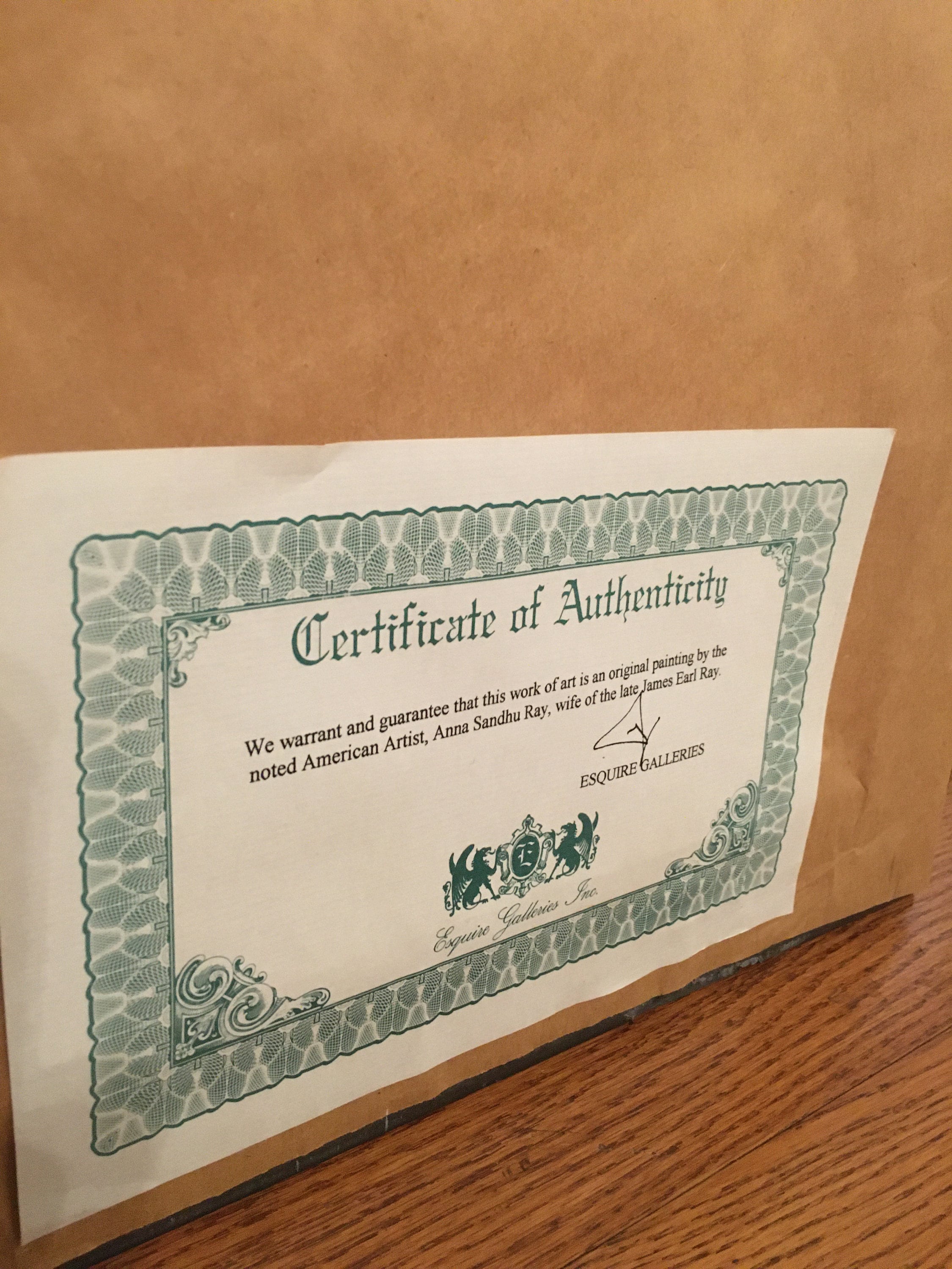 Anna Sandhu Ray Wife of James Earl Ray Original Painting | Etsy