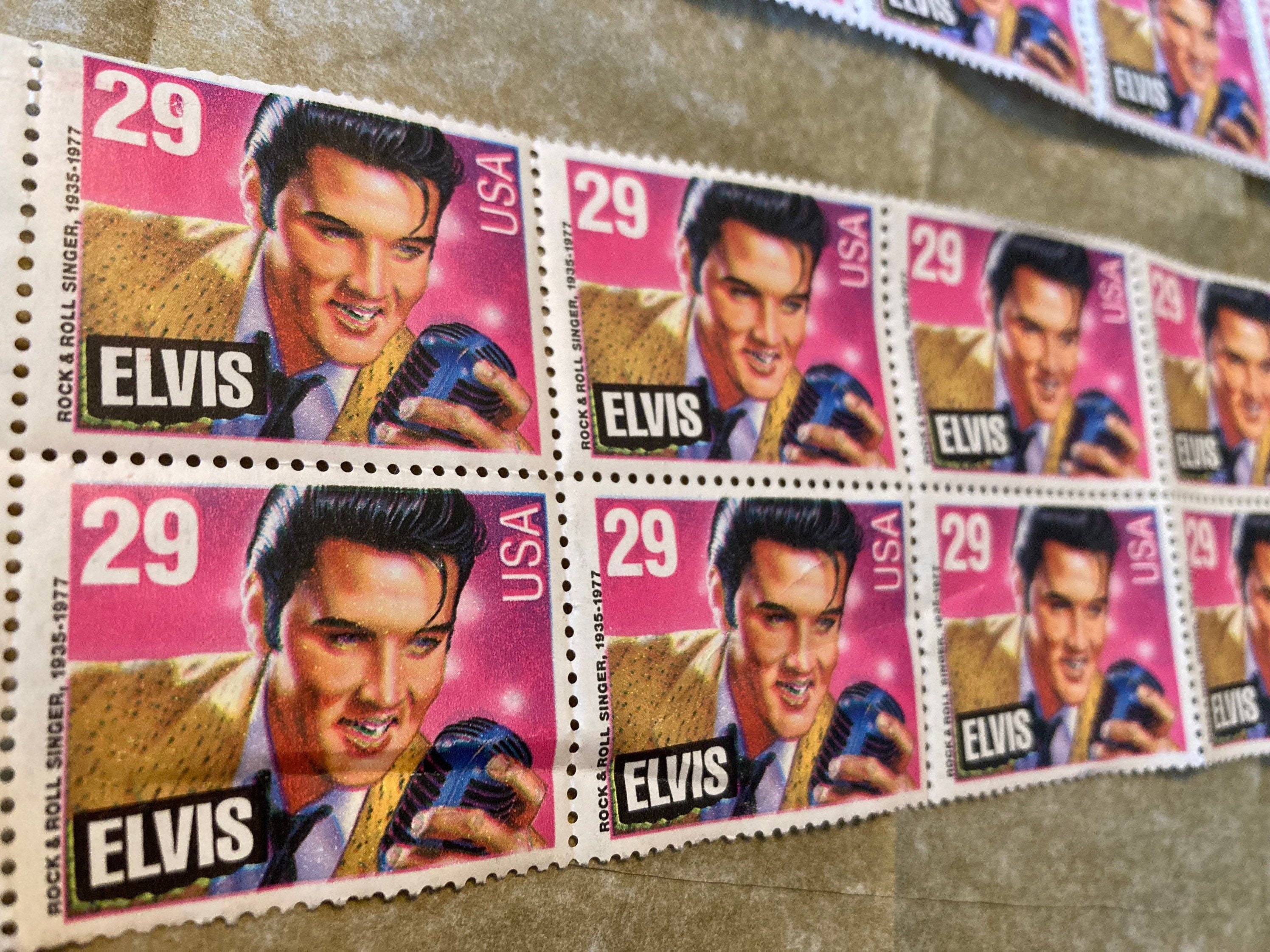20 Elvis US Postage Stamps 1992 - Etsy