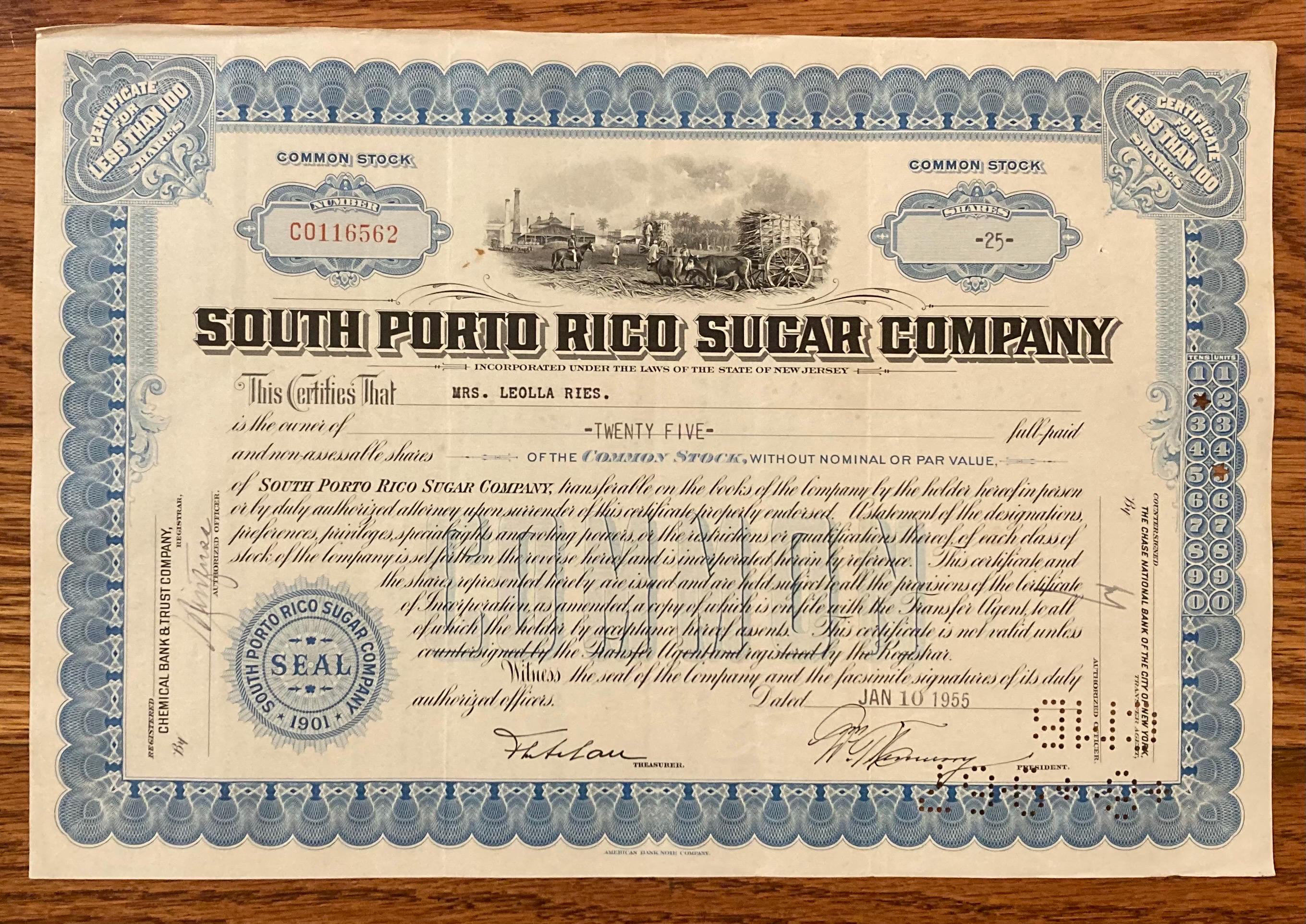Vintage Sugar Certificates - Etsy