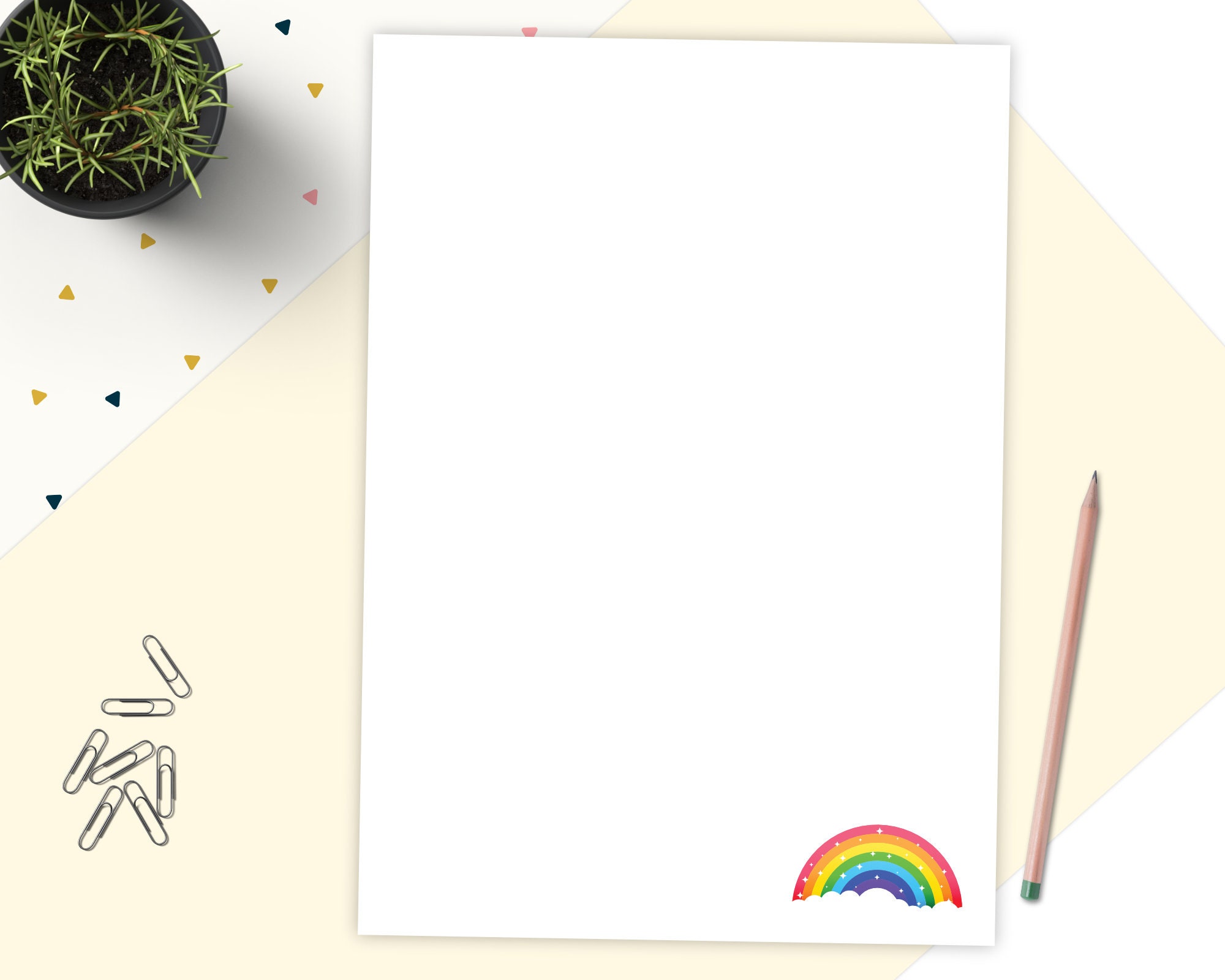 Personalised Rainbow Notepad Custom Notepad With Name | Etsy