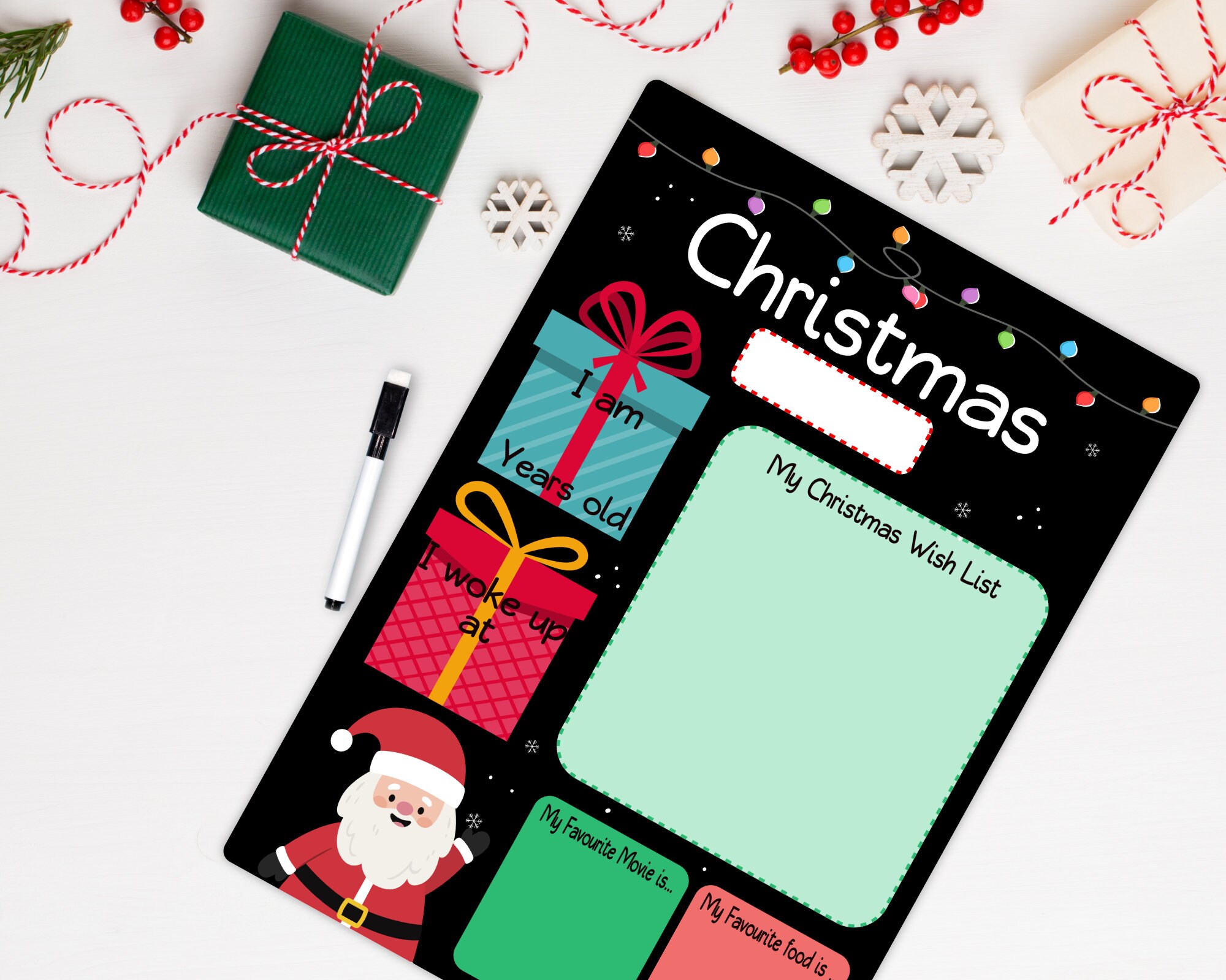 Christmas Whiteboard
