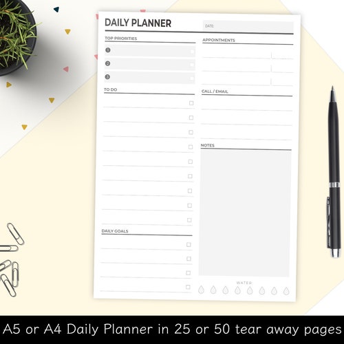 Personalized to Do List Notepad Custom Planner | Etsy