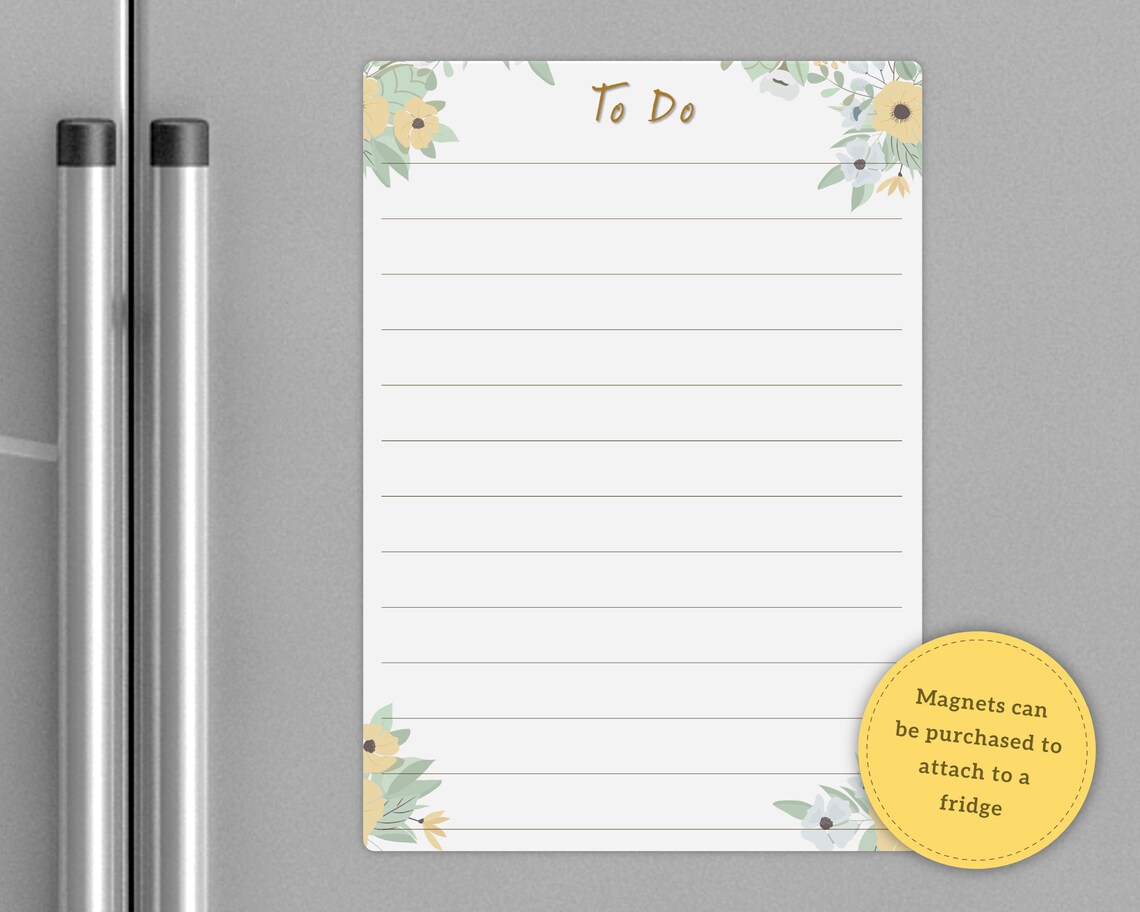 Things to Do Dry Erase Whiteboard. Reusable To-do List With | Etsy UK