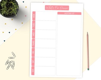 Tear off Menu - Etsy