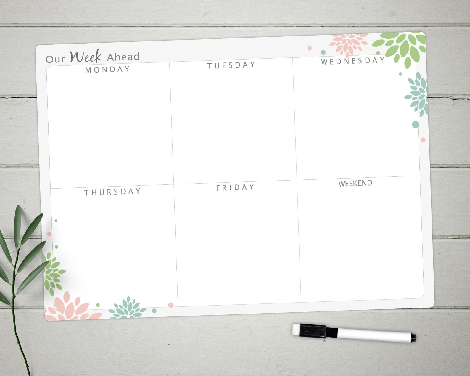 Personalised Weekly Planner Family Planner Meal Planner - Etsy UK