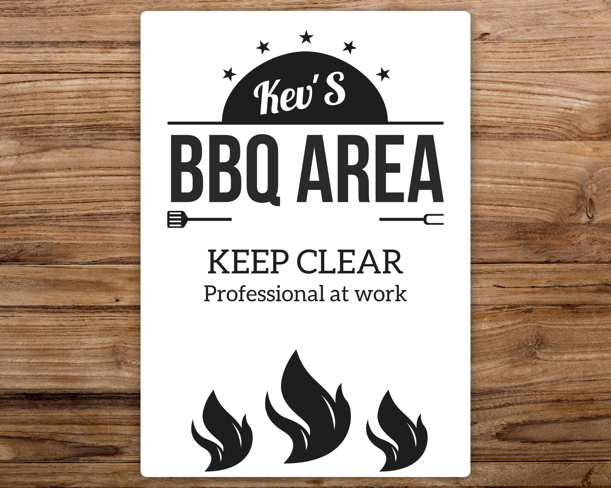 Personalised BBQ Apron and Sign Set Men's Barbecue Apron | Etsy