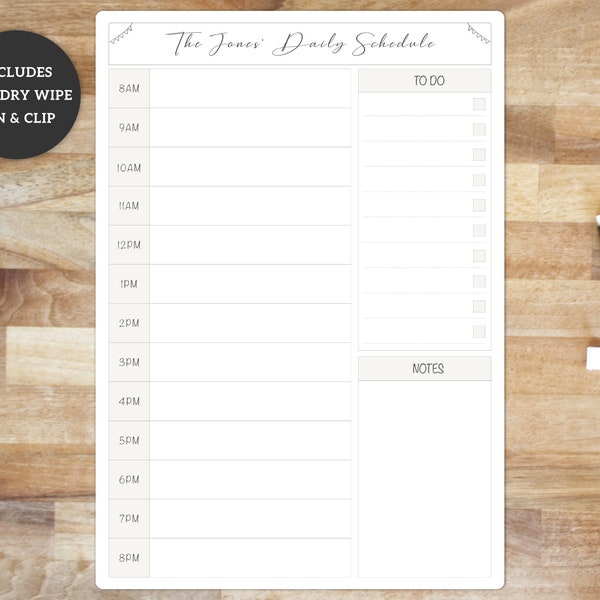 Time Slot Planner - Etsy