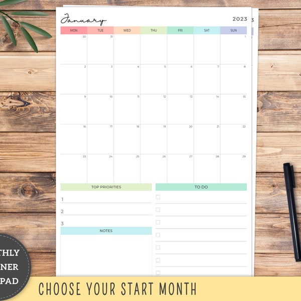 Tear off Calendar - Etsy