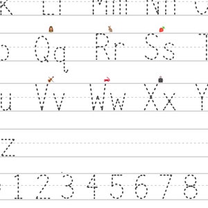 Personalised Kids Penmanship Handwriting Practice Download, Handwriting ...