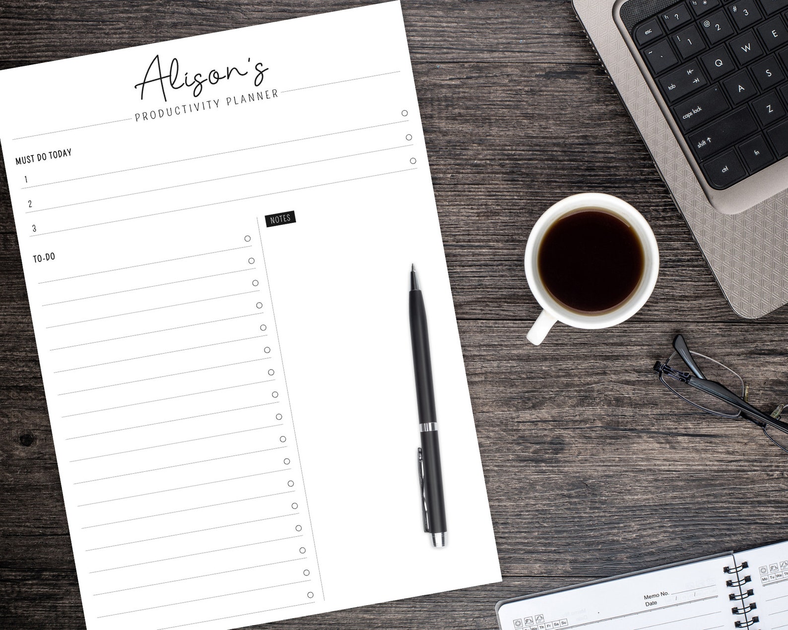 Printed Personalised Notepad to Do List Notepad A5 A4 Desk - Etsy UK