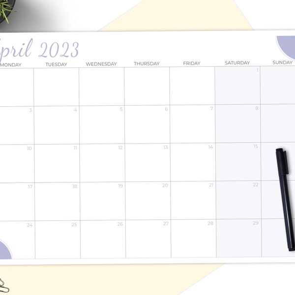 Calendar Notepad - Etsy UK