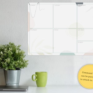 Weekly Planner Whiteboard Large A3 Weekly Dry Wipe Wall - Etsy