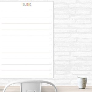 Don't Forget to Do A5 or A4 Dry Erase Whiteboard Reusable To-do List ...