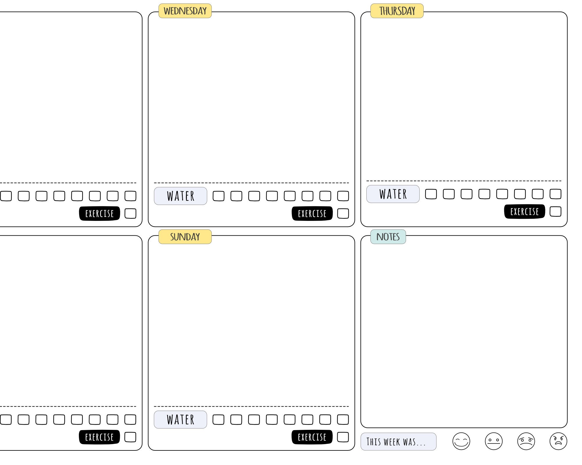 Weekly Planner Notepad Desk Pad Planner to Do List Notepad - Etsy