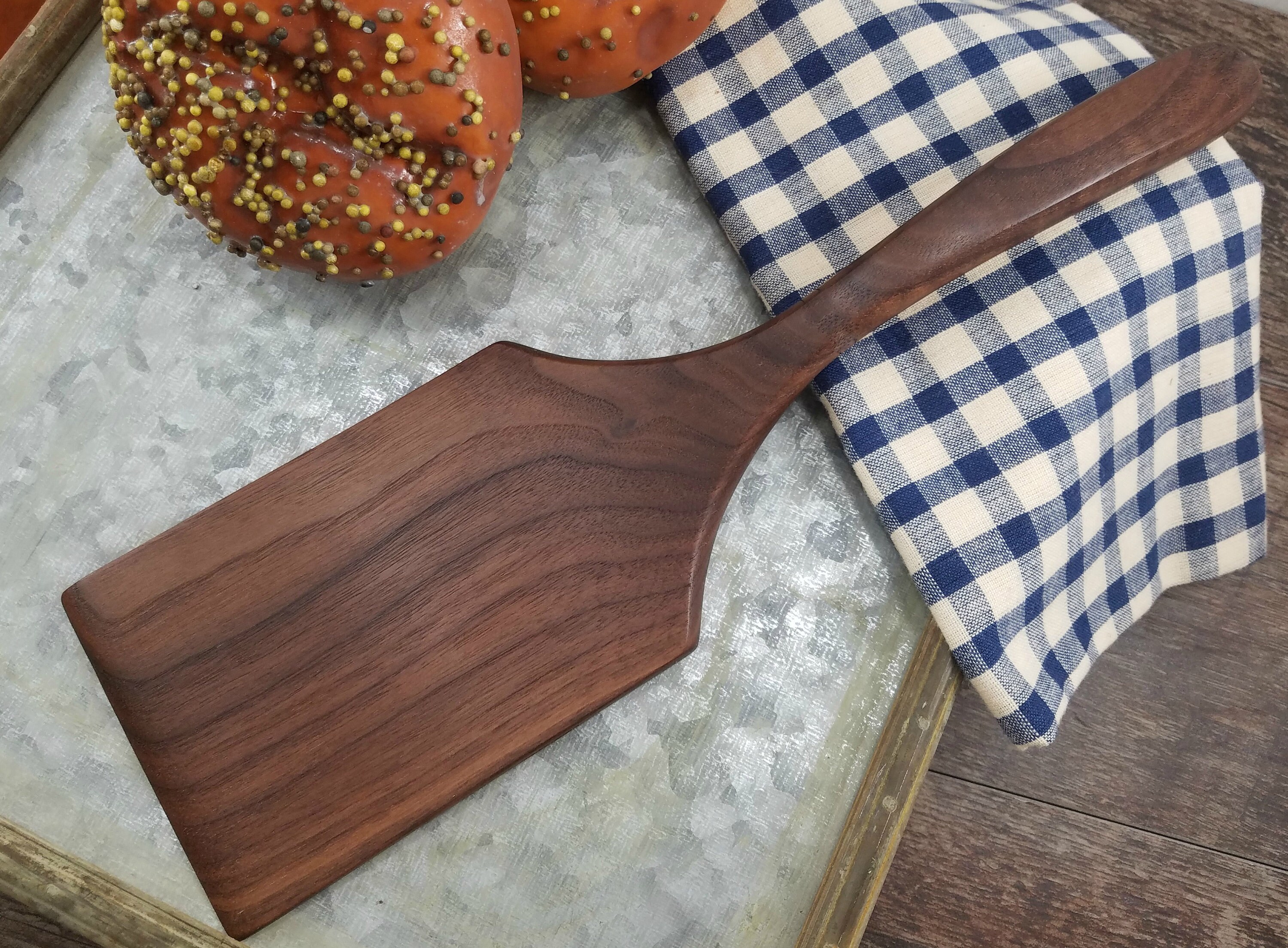 Hand Made Wooden Spatula Walnut 004-W | Etsy