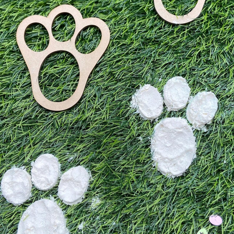 Rabbit Paw Print - Etsy UK