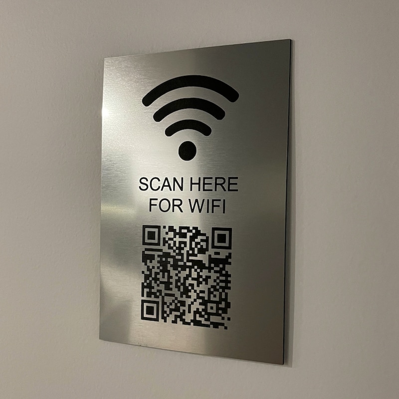 Connect To Wi Fi Using A Qr Code Windows For Iphone Etsy New Zealand
