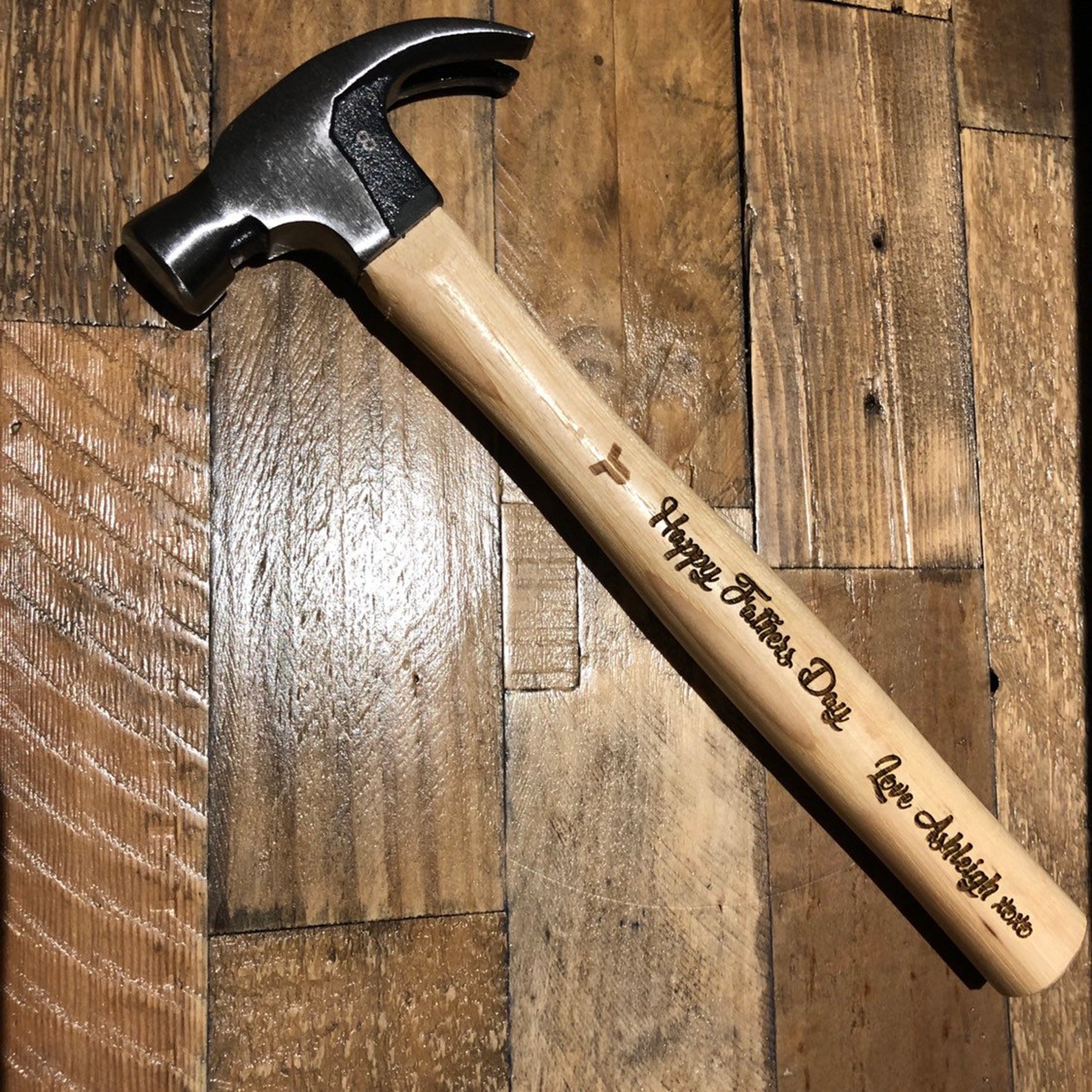 Personalised Laser Engraved Hammer Personalized Hickory - Etsy