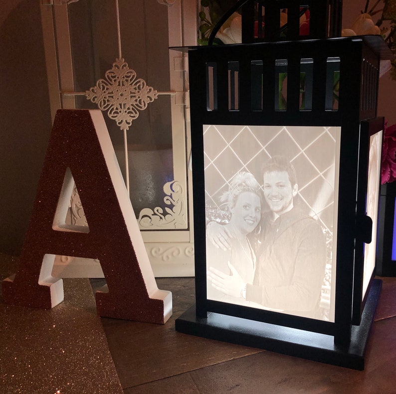 Personalised Lithophane Large LED Lantern Panel Light - 3D Printed ...