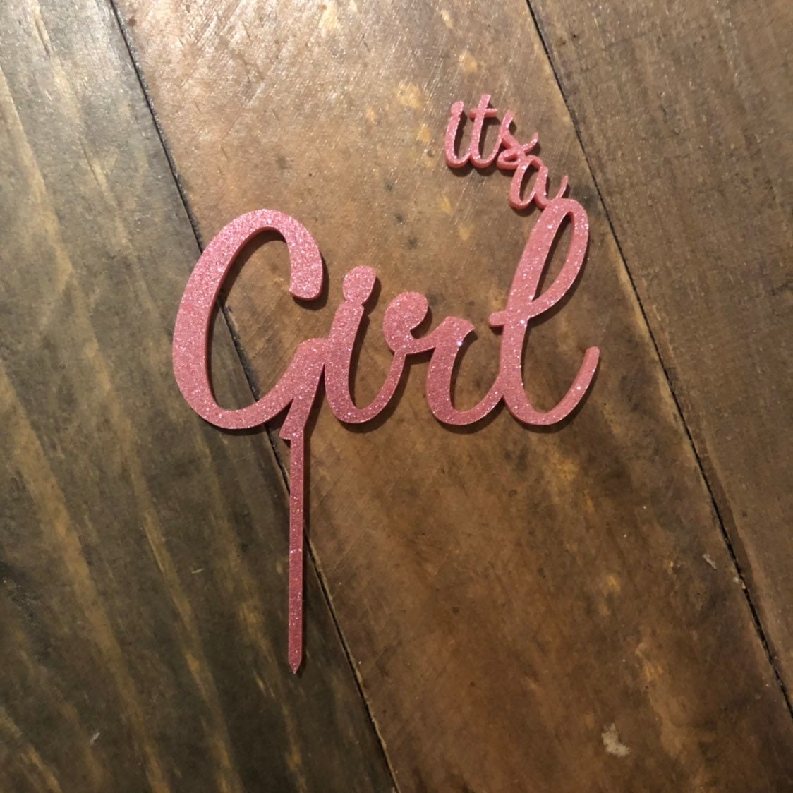 Personalised Cake Topper Custom Laser Cut Acrylic Personalized