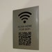 Wifi QR Code Scan to Connect Self Adhesive Sign Scan for Wifi Guest ...