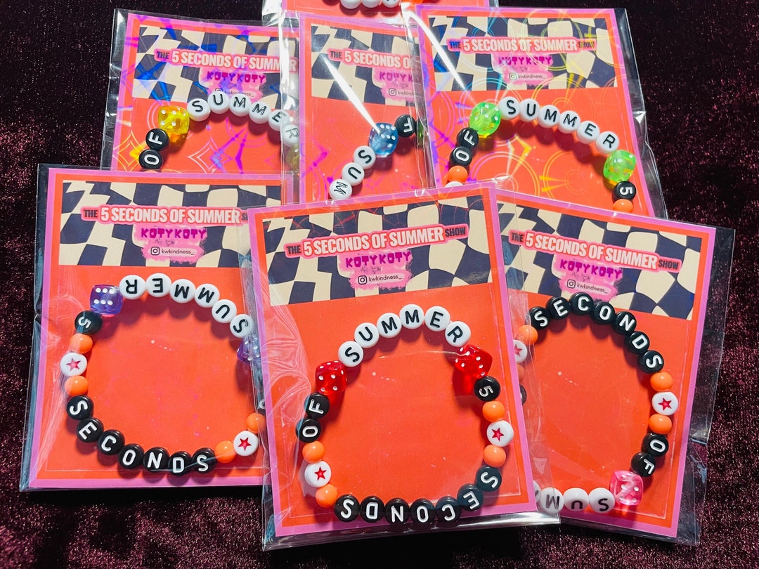 The 5SOS Show Bracelet (fanmade) - Etsy