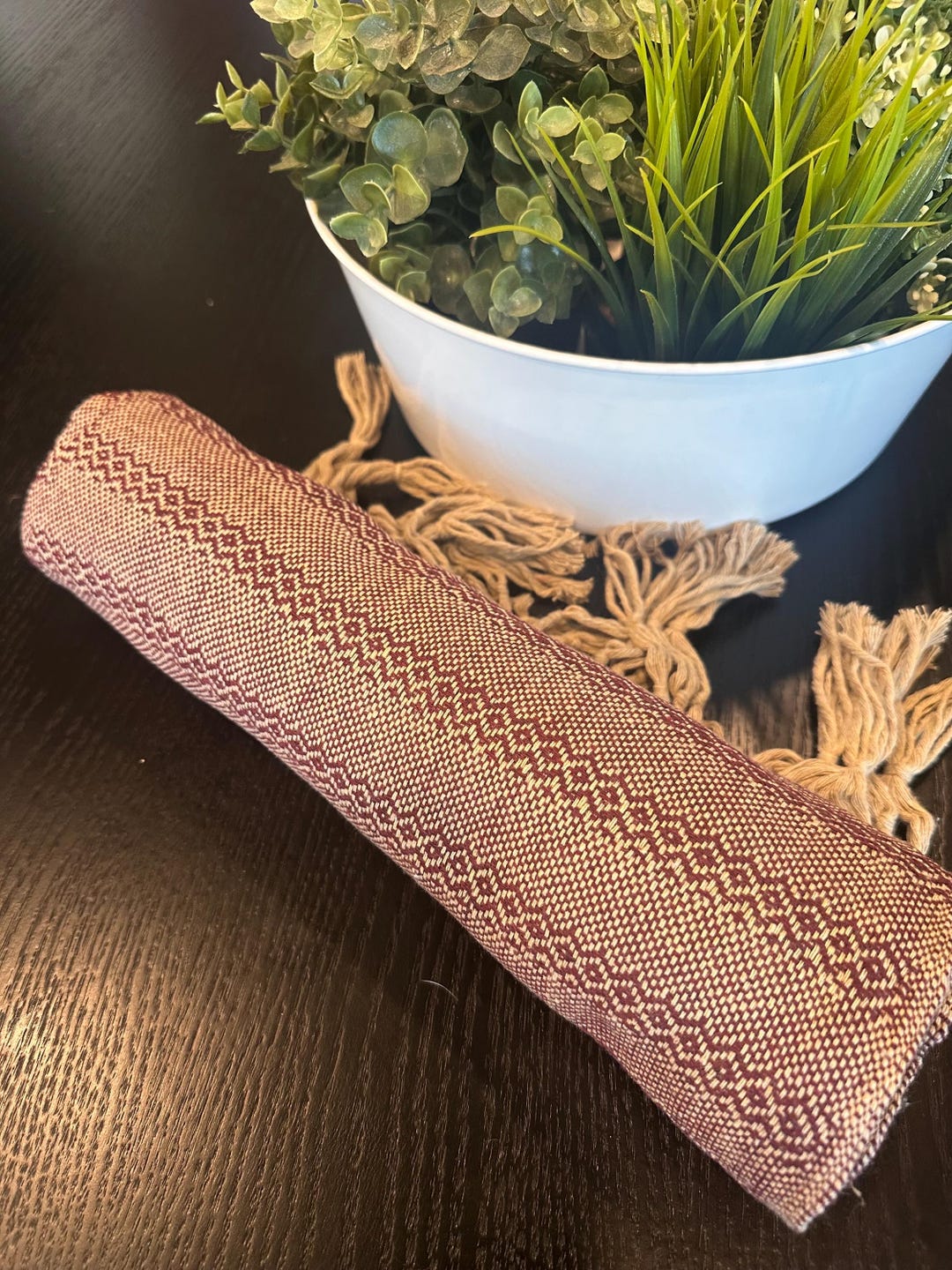 Mexican Cotton Rebozo & Baby Wrap -earthly Garnet Yute -98 Inch (2.5m ...