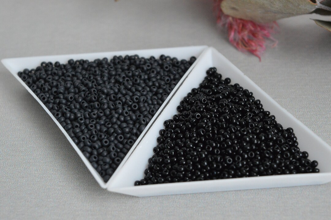 20g, Black Seed Beads, Preciosa Ornela 10/0 23980 - Etsy