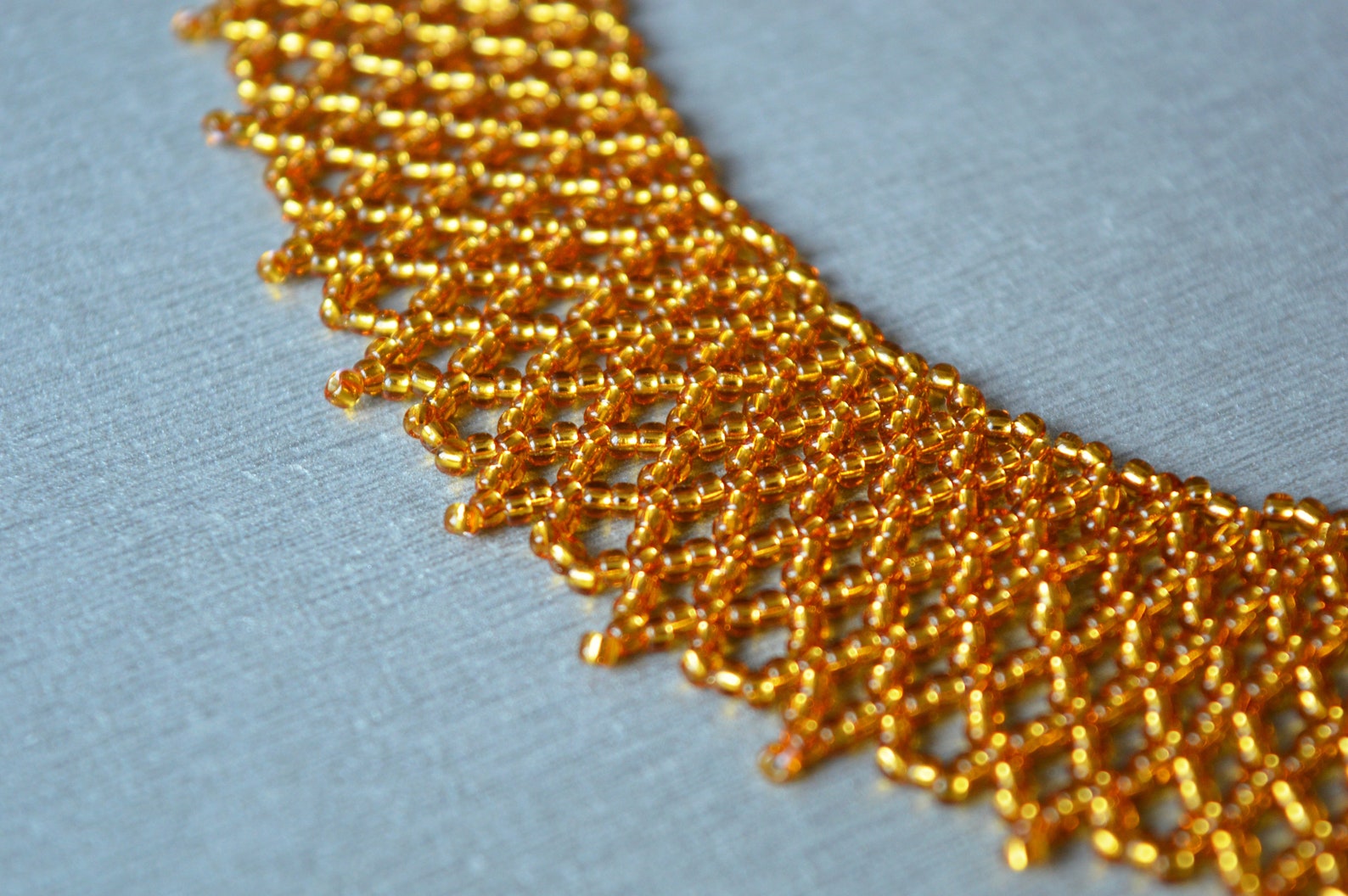 Beaded Necklace Pattern PDF, Collar Instant Download Tutorial - Etsy Canada