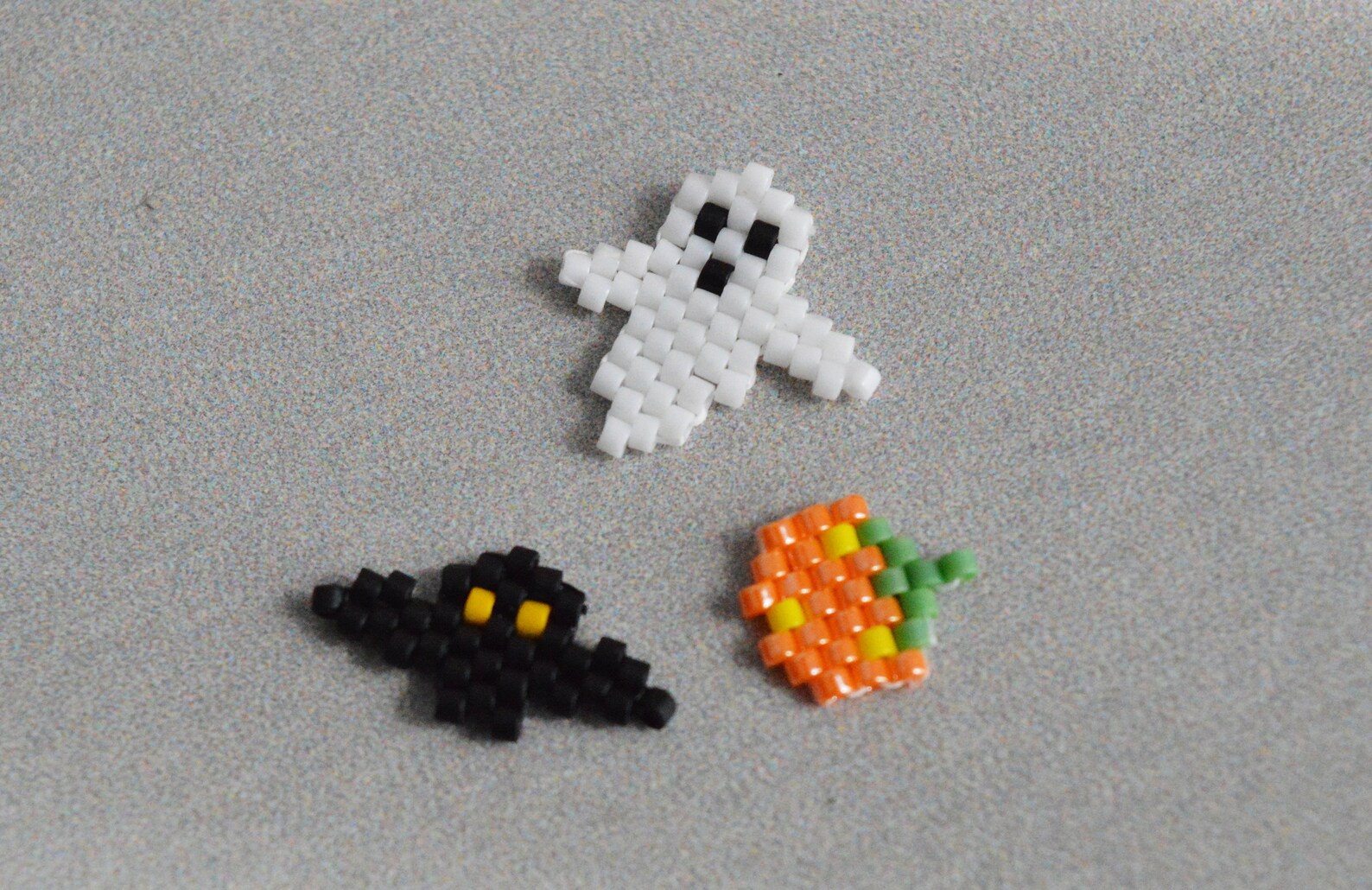 Bead Pattern Halloween Ghost Pumpkin Bat Jewelry Brick - Etsy