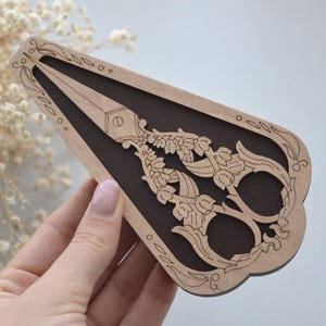Wooden Scissors Storage | Wooden Scissors Organizer | Hand Embroidery ...