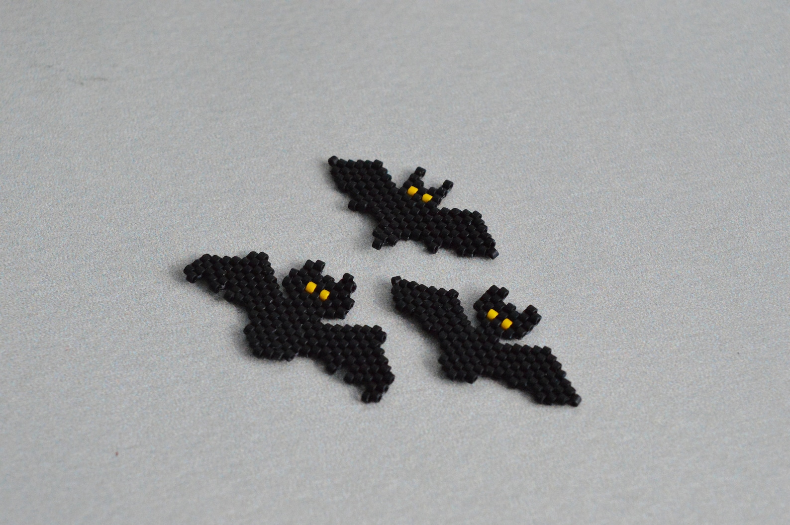 Bats Charms Bead Pattern Halloween Brick Stitch for Bead - Etsy