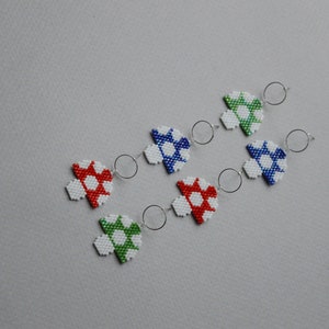 Bead Pattern Mushrooms, Brick Stitch for Bead Weaving, Red Mushroom DIY ...