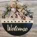 Cow Print Welcome Sign - Etsy