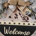 Cow Print Welcome Sign - Etsy