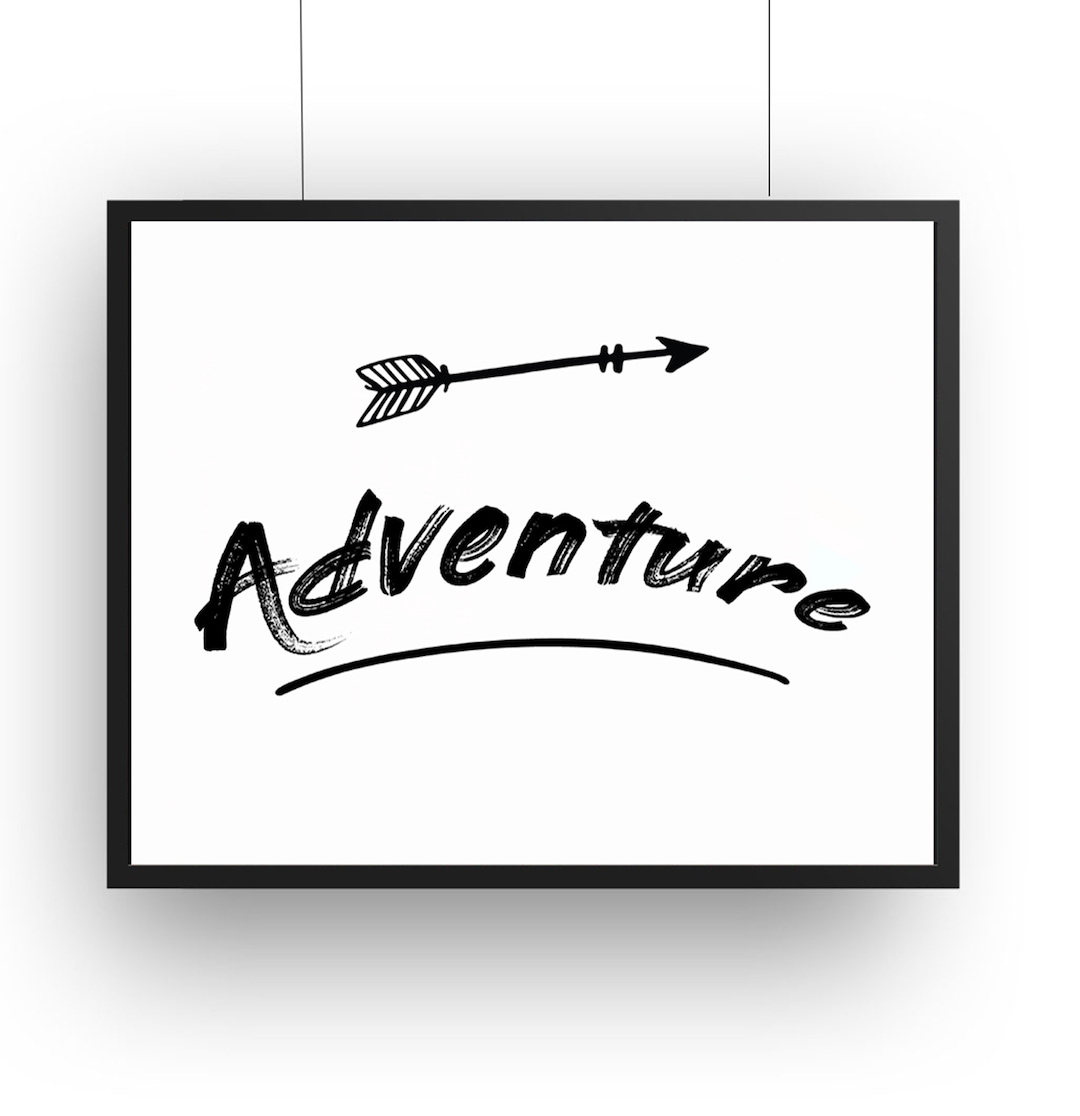 Adventure, Printable Poster, Digital Download, Poster, Print, Decor ...