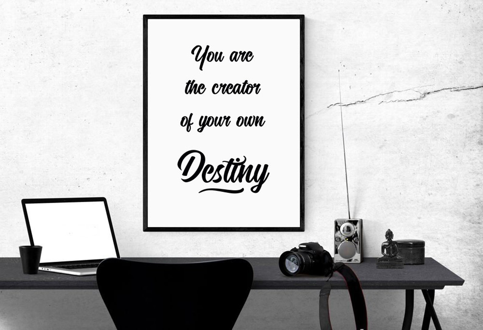 Poster Print,you Are the Creator of Your Own Destiny, Quote ...