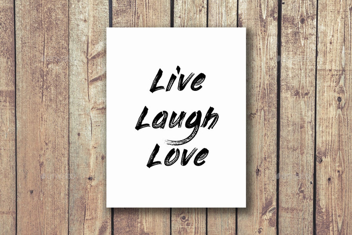 Live, Laugh, Love, Printable Poster, Digital Download, Sign, Poster ...