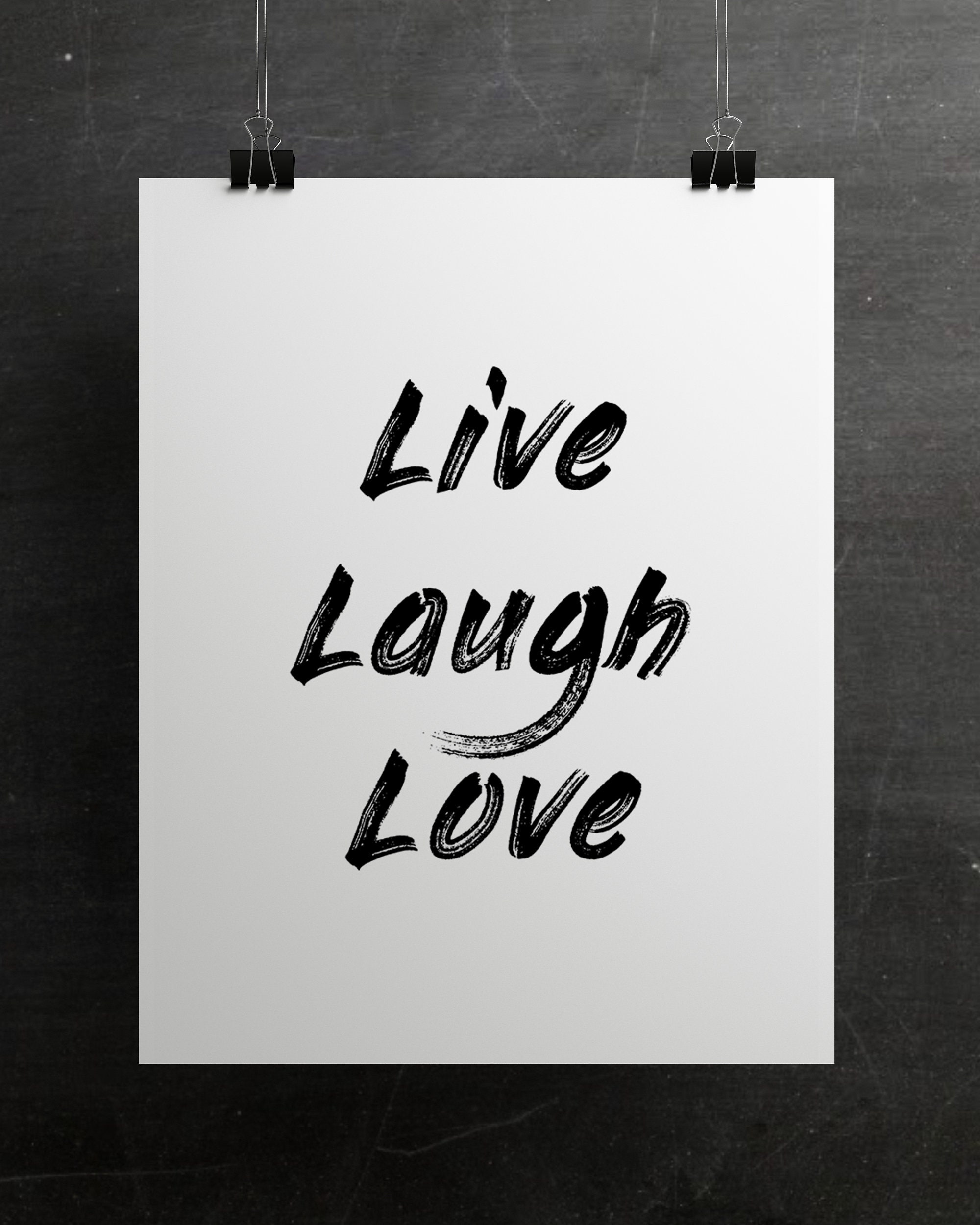 Live, Laugh, Love, Printable Poster, Digital Download, Sign, Poster ...