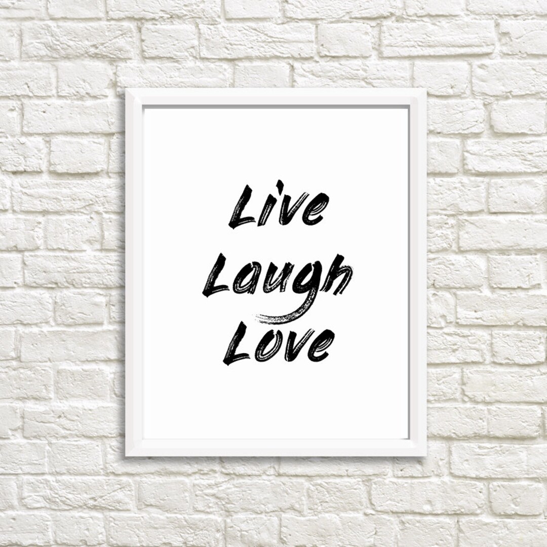 Live, Laugh, Love, Printable Poster, Digital Download, Sign, Poster ...