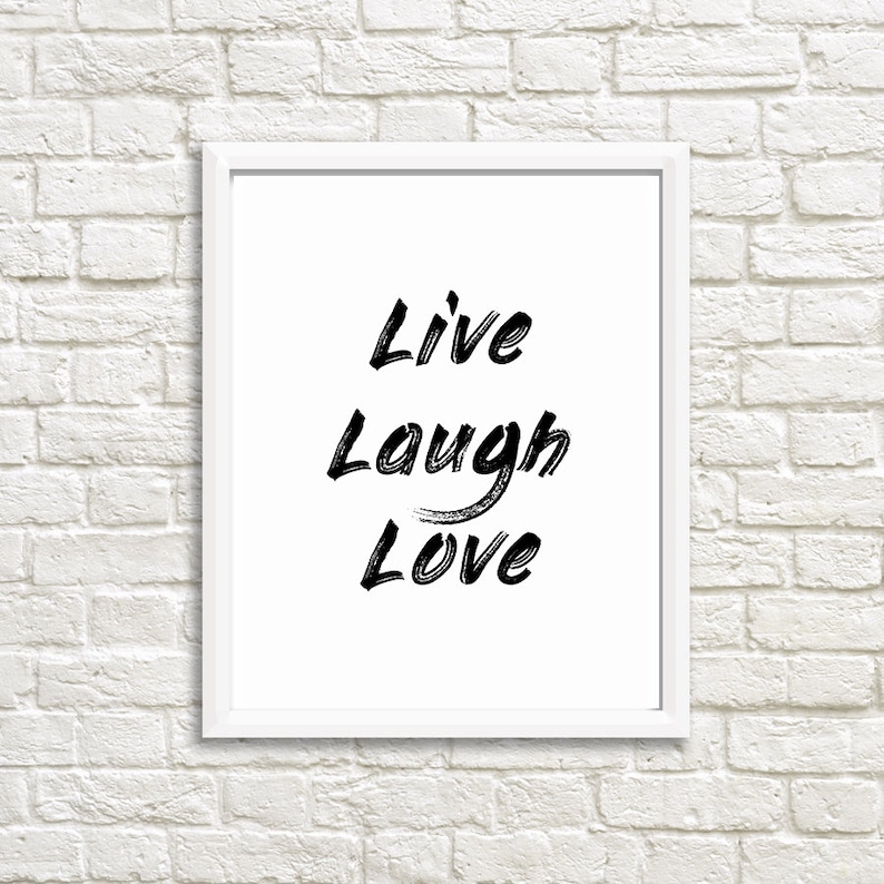 Live, Laugh, Love, Printable Poster, Digital Download, Sign, Poster ...