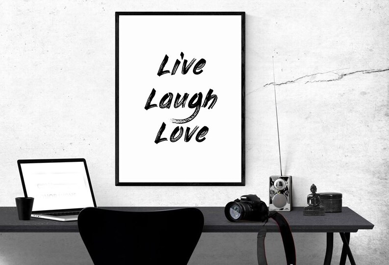 Live, Laugh, Love, Printable Poster, Digital Download, Sign, Poster ...