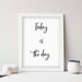 Today is the Day, Poster Print, Quote, Motivational, Inspirational ...