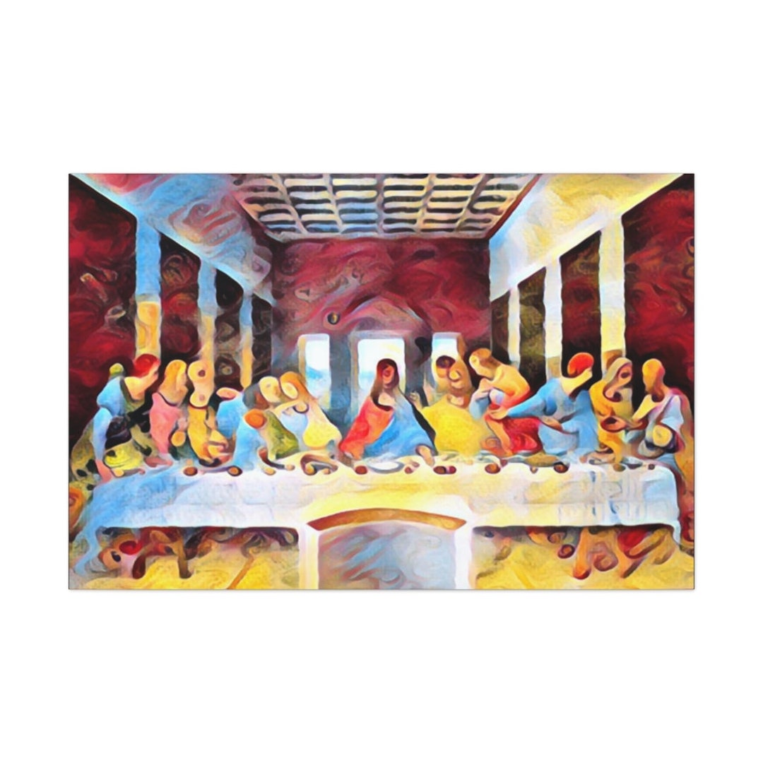 The Last Supper Picaso Style Classic Canvas - Etsy