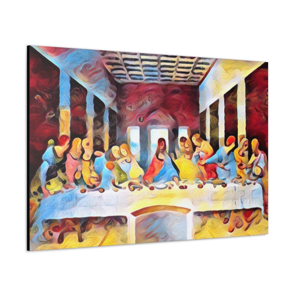 The Last Supper Picaso Style Classic Canvas - Etsy