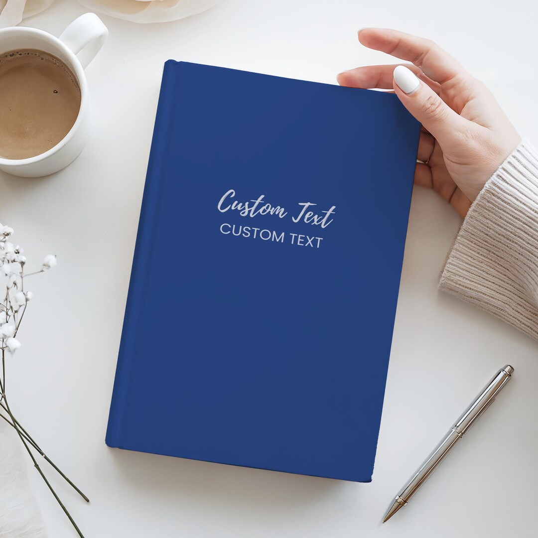 Custom Lined Journal Personalized Notebook With Name Custom Text Cover ...